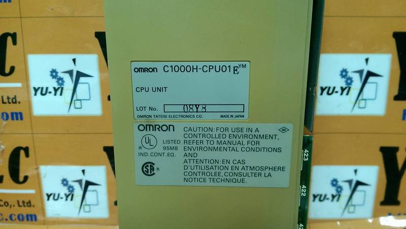 OMRON C1000H-CPU01-E CPU UNIT MODULE - PLC DCS SERVO Control MOTOR POWER SUPPLY IPC ROBOT